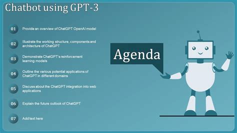 Agenda Chatbot Using Gpt 3 Ppt Powerpoint Presentation File Slide Ppt Example