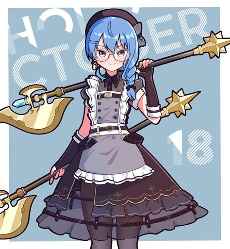 Shutowl Hoshimachi Suisei Hoshimachi Suisei Maid Hololive