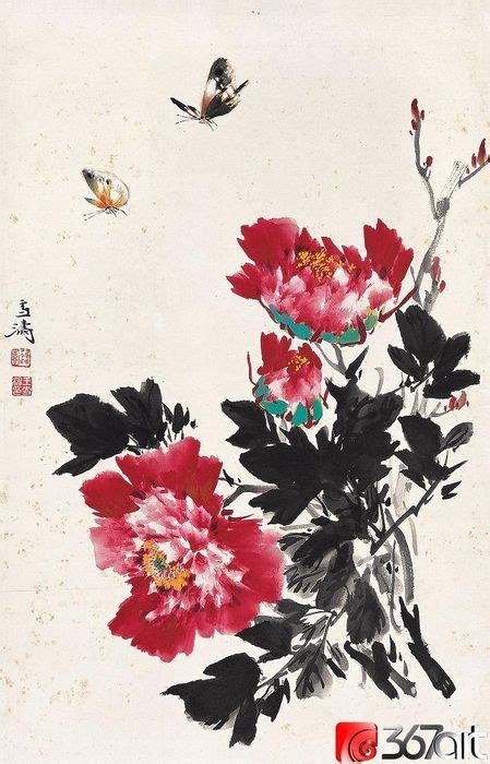 Mishoukov Posts By Tag ЦветыandПтицы Livejournal Изображение пионов Краска Японское искусство