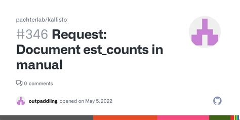 request document est counts in manual · issue 346 · pachterlab