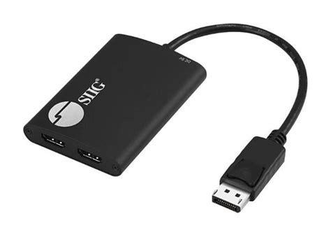 Siig 1x2 Displayport 1 2 To Hdmi Mst Hub Multi Monitor Splitter Ce Dp0k11 S1 Monitor