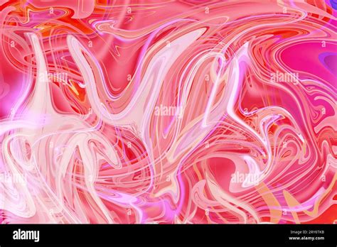 Dynamic Beauty Of Graphic Shapes And Warm Hues In Abstract Modern Swirl Marbled Background