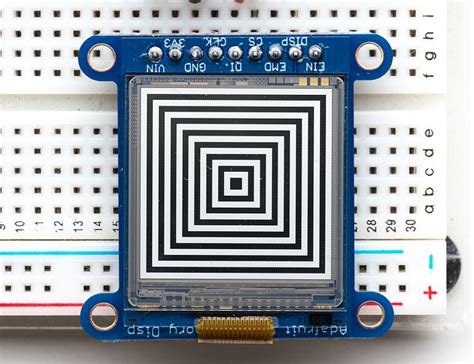 Tutorial Using The Adafruit Sharp Memory Display Breakout The Adafruit Learning System