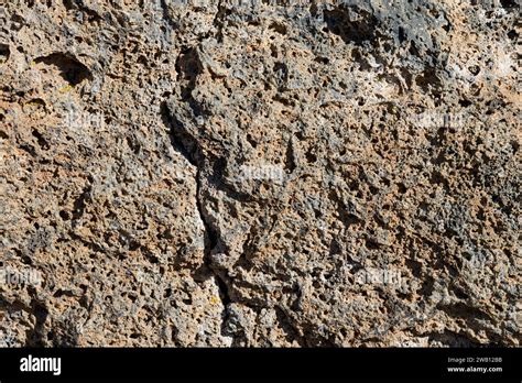 Patterns In Ancient Lava Flows At The Fleener Chimneys In Lava Beds National Monument In