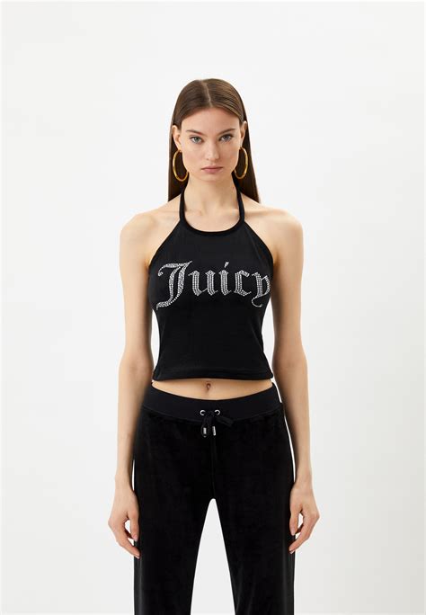 Топ Juicy Couture, цвет: черный, RTLABJ193901 — купить в интернет ...