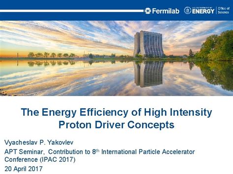The Energy Efficiency Of High Intensity Proton Driver