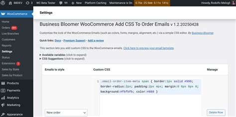Woocommerce Beautify Item Meta In Order Emails