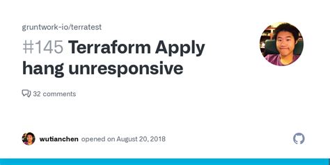 Terraform Apply Hang Unresponsive · Issue 145 · Gruntwork Ioterratest