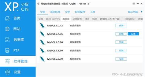 数据库Mysql数据库环境部署 基于小皮面板集成环境 汪汪家的碎冰冰 博客园