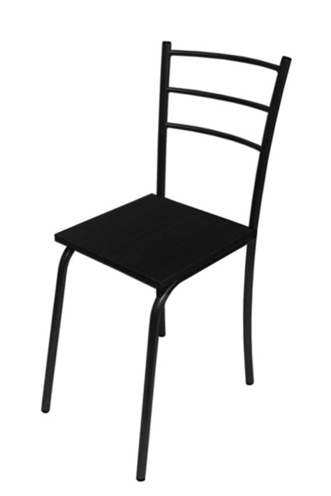 ᐉ Стілець кухонний Марко на металевих ніжках зі спинкою Чорний • Краща ціна в Києві Україні