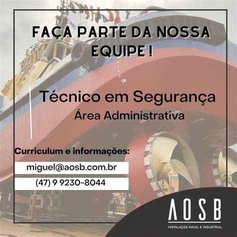 Aosb Instalação Naval E Industrial Posted On Linkedin