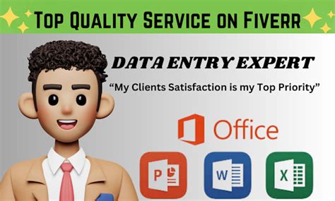 Do Data Entry In Microsoft Excel Ms Excel Ms Word By Chzubair6 Fiverr