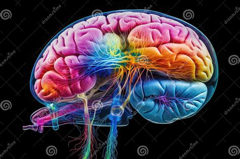 Brain Neurons Send Signals Via Axons And Dendrites Creating Synapses Neurotransmitters Aid Mind