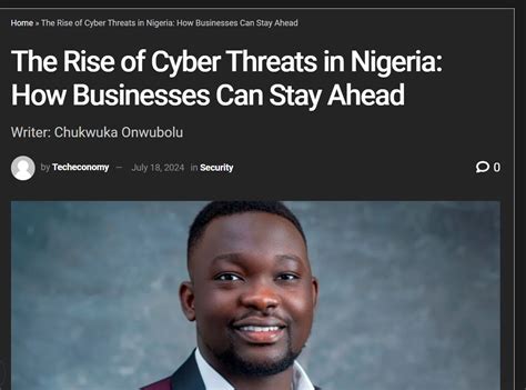 Chukwuka Onwubolu On Linkedin Chukwukaonwubolu Cybersecurity