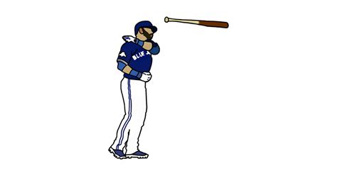 Jose Bautista Legendary Bat Flip Pose Jose Bautista Bat Flip T Shirt Teepublic
