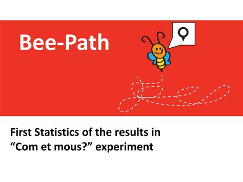 Bee Path First Statistics Ppt