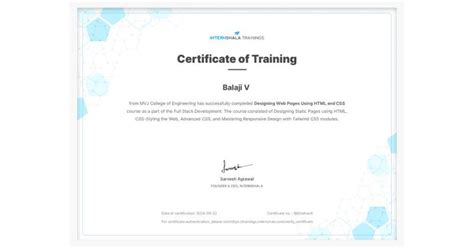 Completed Designing Web Pages Using Html Bala Ji Posted On The Topic Linkedin