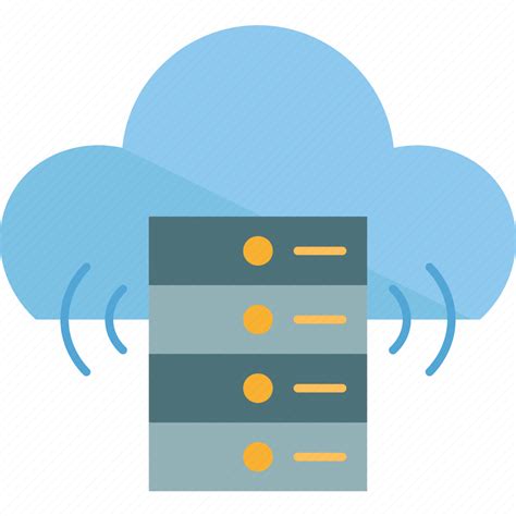 cloud hosting server storage computing icon download on iconfinder