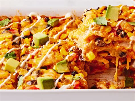 Layered Enchilada Bake Cake Pan Layered Enchilada Bake