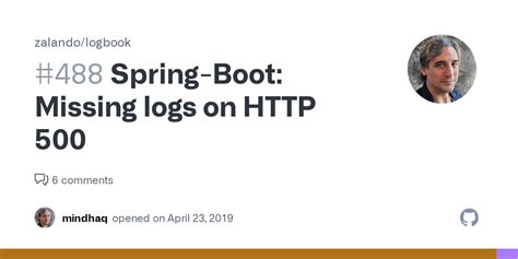 Spring Boot Missing Logs On Issue Zalando Logbook Github