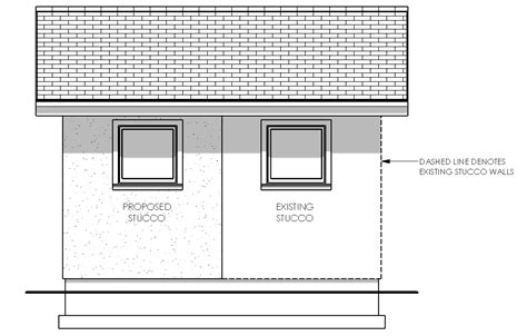 Stucco Pattern On Elevation View General Q And A Chieftalk Forum
