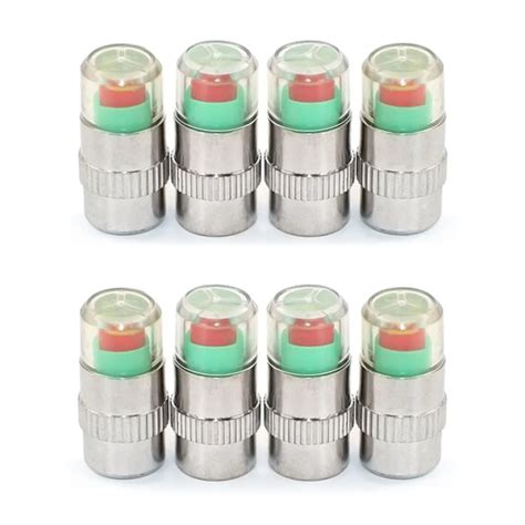 Ncanrui 8pc Car Tire Pressure Indicator Tire Pressure Gauge Indicator