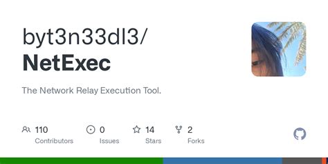 Github Byt3n33dl3netexec The Network Relay Execution Tool