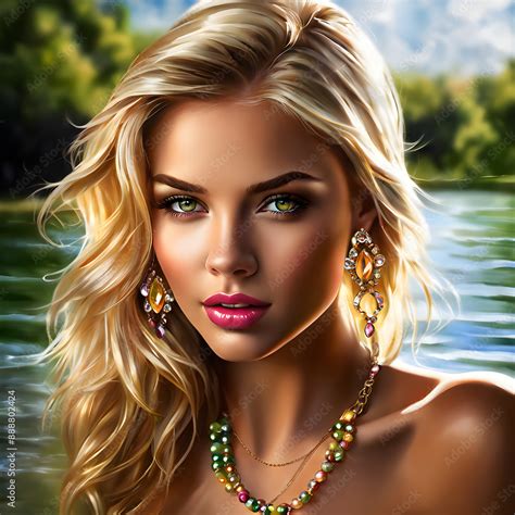Her Feminine Color Posture Exudes An Extremely Seductive Aura Drawing