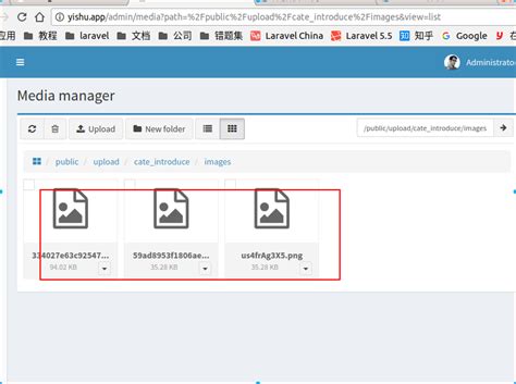 我的图片缩略图显示不了 · issue 3 · laravel admin extensions media manager · github