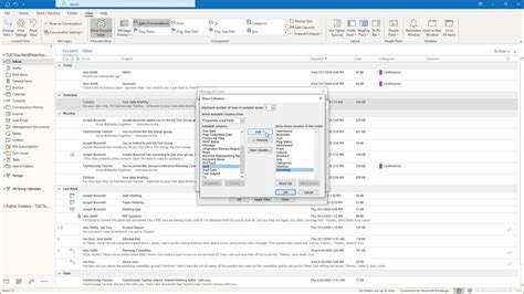 column settings in outlook at gabriella raiwala blog