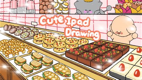 디저트 카페 그리기 Cute Drawing Ipad Drawing Draw With Me How To Draw