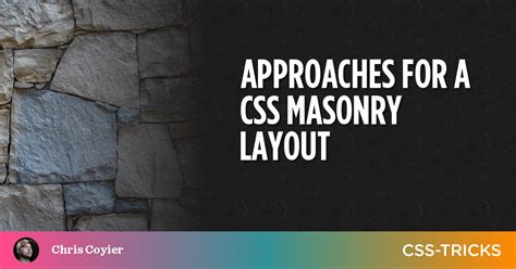 Creating A Dynamic Masonry Layout HTML CSS SitePoint Forums Web Development Design