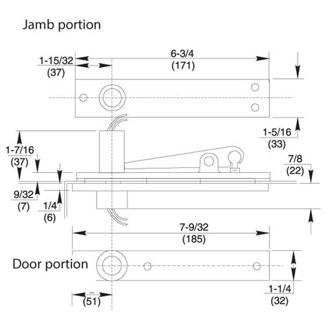 Rixson E H340 Heavy Duty Top Pivot 4 Wire