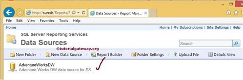 Create Shared Data Source In Ssrs Report Manager