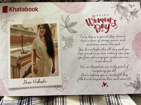 Vidushi Jain On Linkedin This Is How It Is Being A She At Khatabook