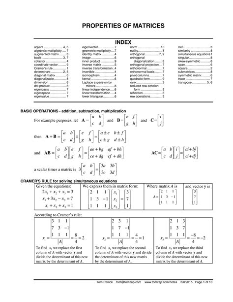 SOLUTION Properties Of Matrix Studypool