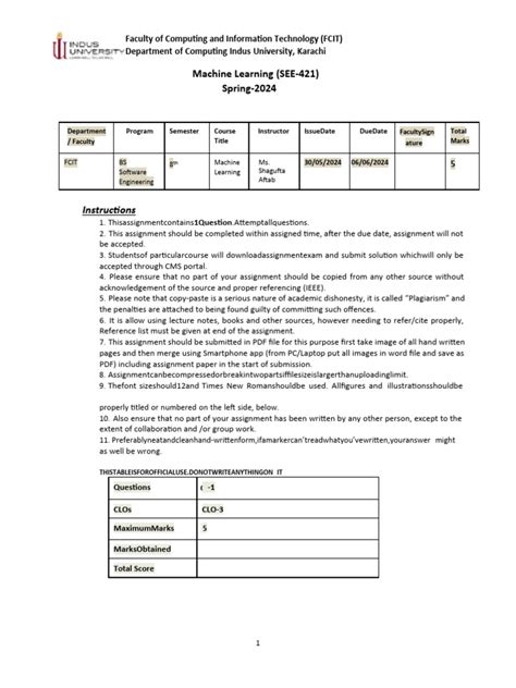 Ml Assignment 3 Pdf Applied Mathematics Computer Science