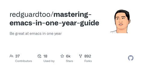 Github Redguardtoomastering Emacs In One Year Guide Be Great At