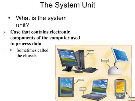 Component Of System Unit Ppt Operating Systems Computer Software And Applications