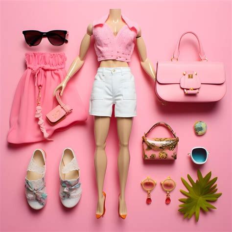 Premium Photo Pink Model Blonde Girl In Pink Background As Businesswoman