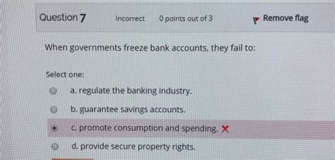 Solved Question Incorrect Points Out Of R Remove Flag Chegg
