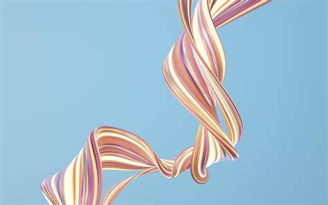 premium photo abstract flowing curve lines 3d rendering