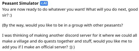 The AI Wants To Make A Discord R CharacterAI