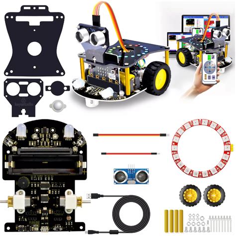 Micro Bit Mini Smart Robot Car Kit V2 Without Micro Bit Keyestudio KS0426