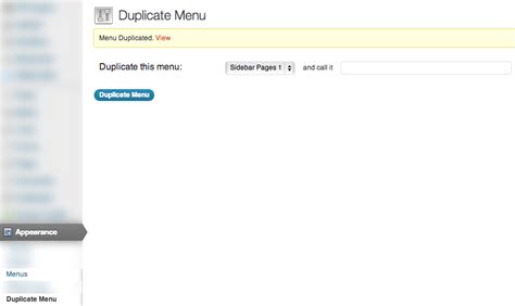 How To Duplicate WordPress Custom Menus