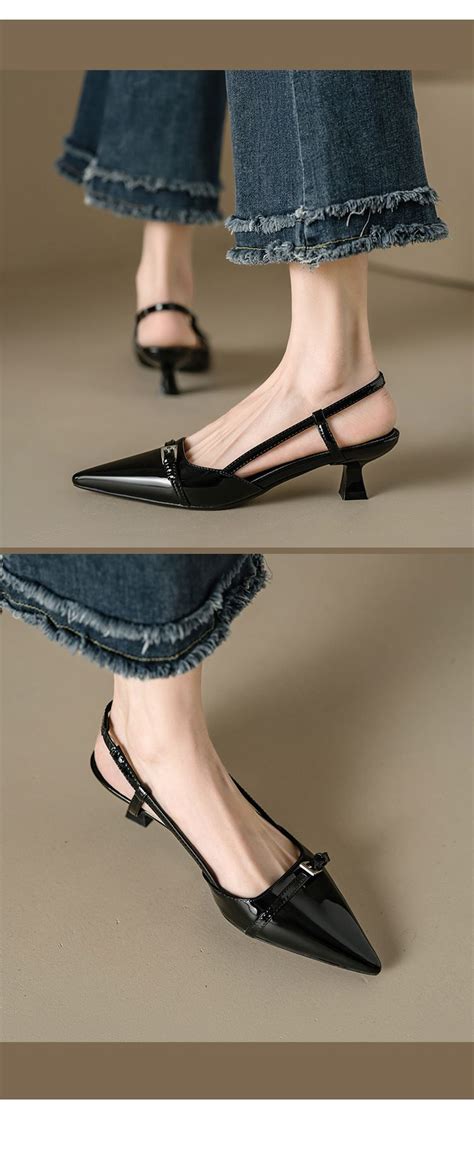 Chiko Jailyn Pointy Toe Kitten Heels Slingback Shoes Kitten Heel Slingback Shoes Outfit Shoes