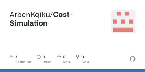 Github Arbenkqiku Cost Simulation