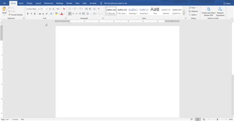 การเปิดใช้งาน Microsoft Word และแท็บเครื่องมือต่าง ๆ น้องแอนดอทคอม