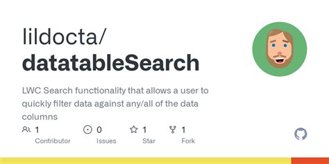 Github Lildoctadatatablesearch Lwc Search Functionality That Allows