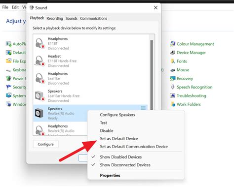 How To Set Audio Device As Default In Windows 11